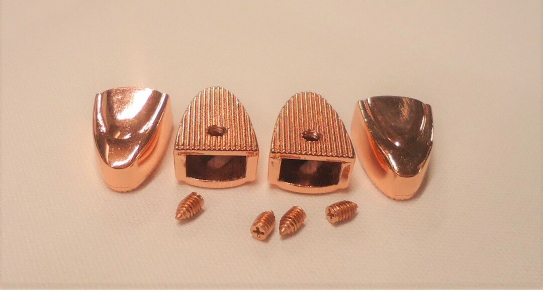 Zipper End Caps: Rose Gold, 8 Pack - Etsy