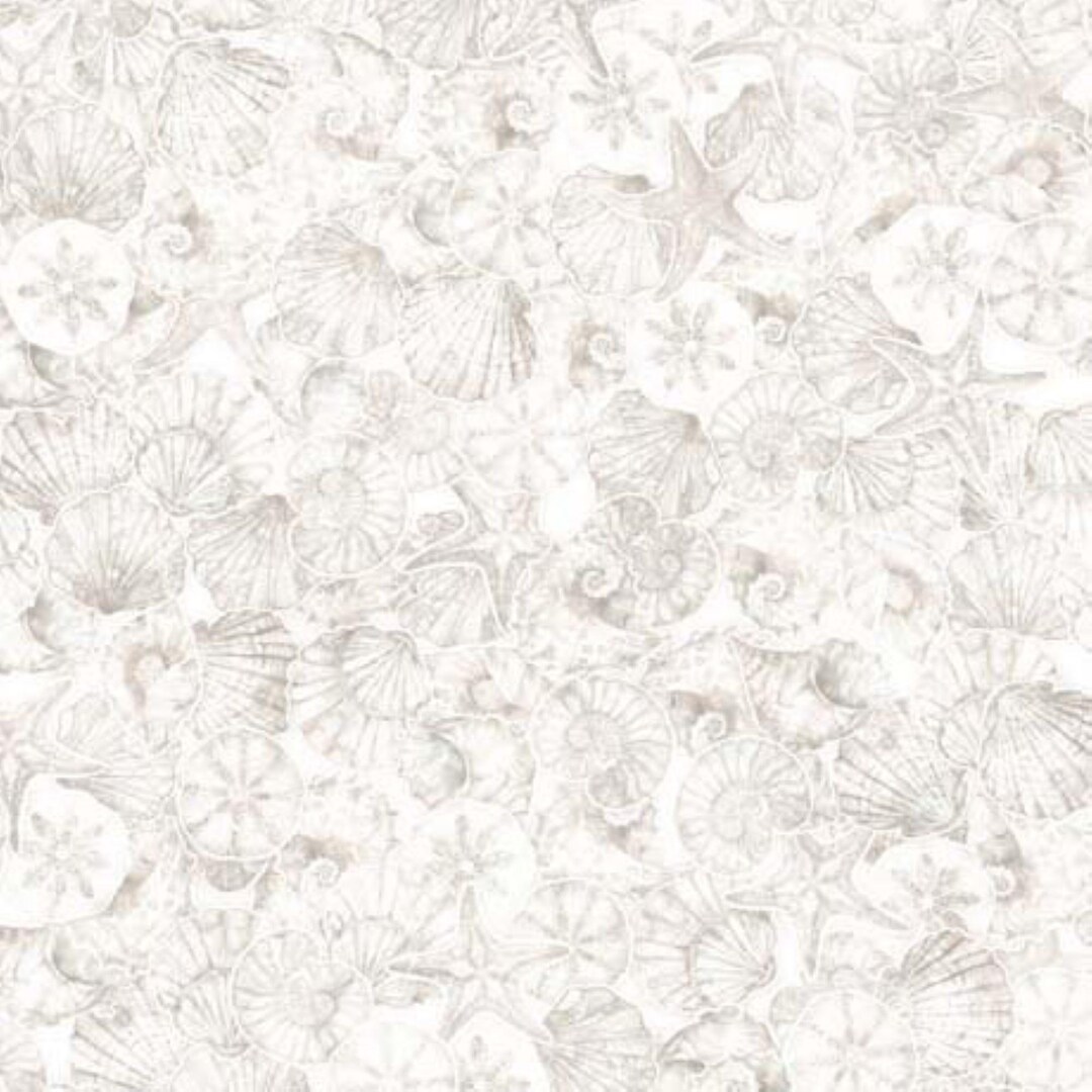Atlantis White Shell Tonal: Sold by the 12 Yard - Etsy