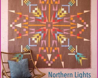 Sew Kind of Wonderful Northern Lights Quilt Pattern #484 Finished Size ...