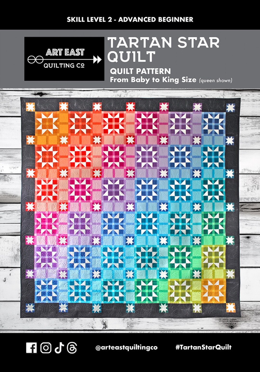 Tartan Star Quilt Pattern - Etsy