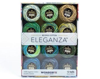 Eleganza by Wonderfil 8 Perle Cotton Embroidery Thread Alison Glass ...