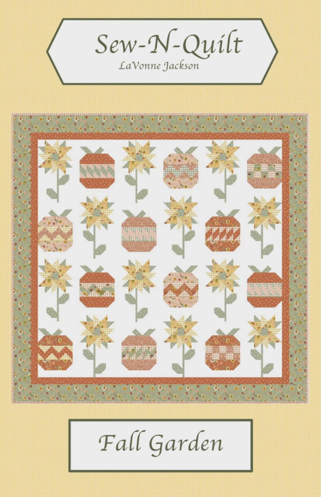 Fall Garden Quilt Pattern - Etsy