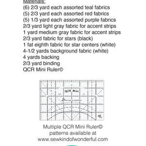 Moon Dance- QCR Mini Pattern - Etsy
