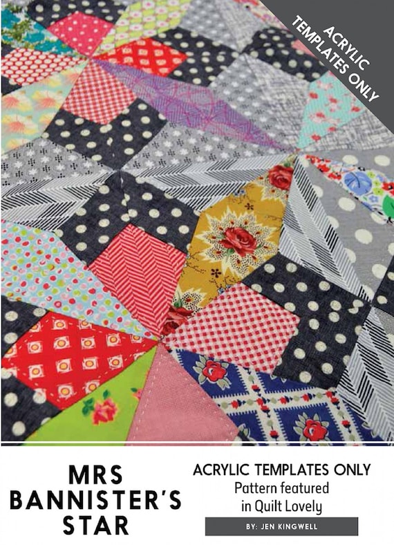 Mrs Bannister's Star Acrylic Templates - Etsy