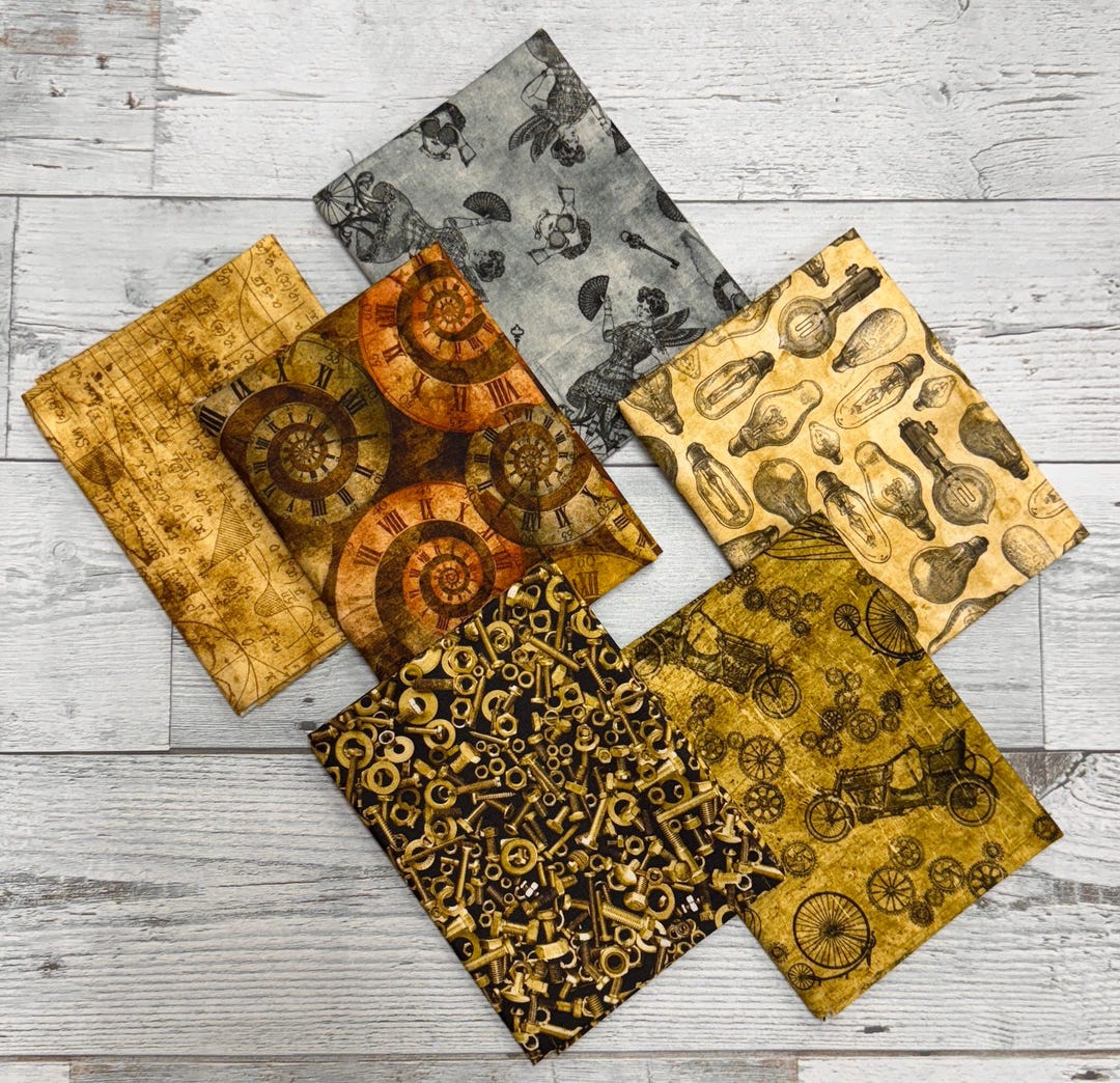 Full Steam Ahead- Shop Assembled Fat Quarter Bundle - Etsy