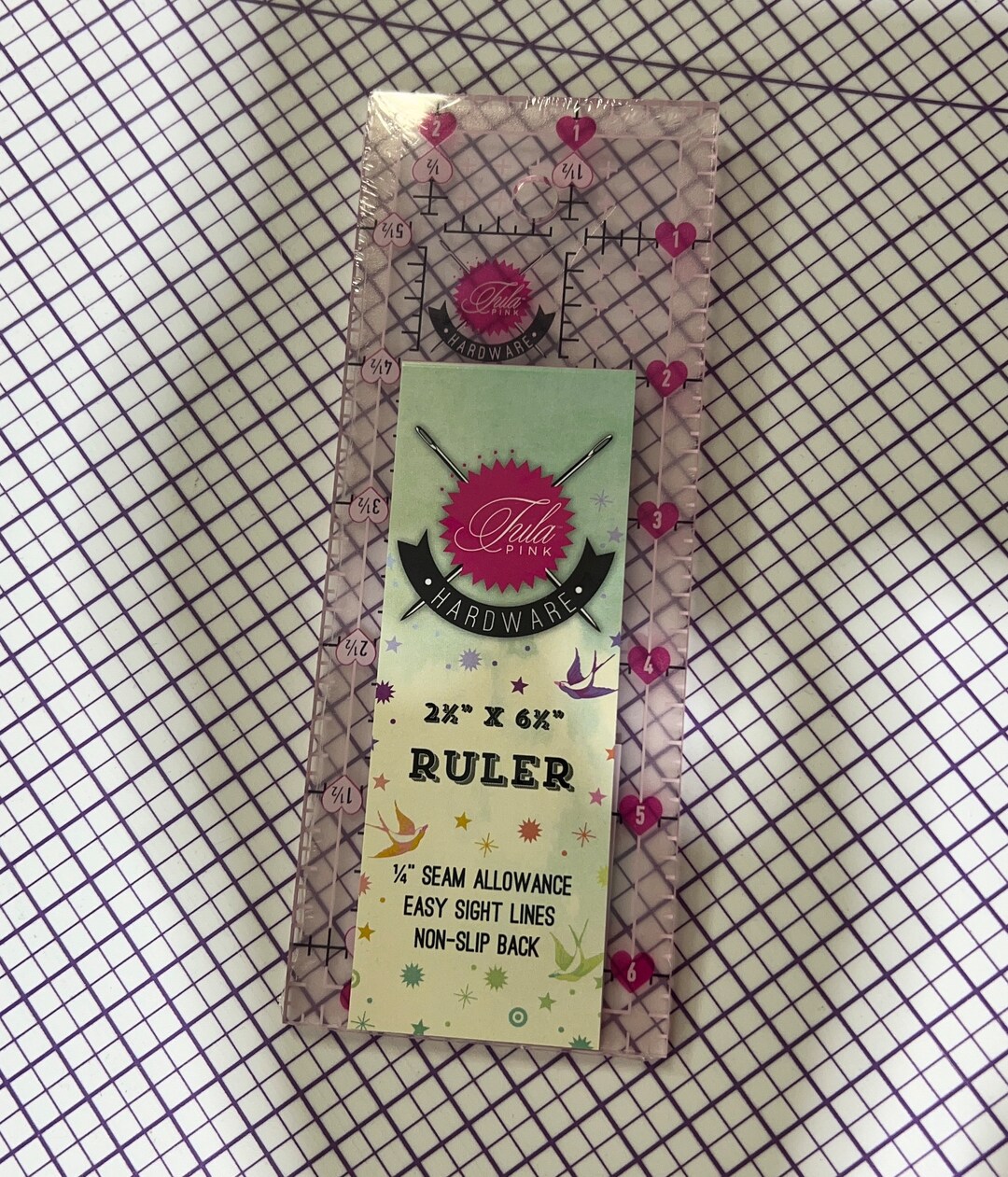 Tula Pink 2.5" X 6.5" Non Slip Mouse Ruler - Etsy