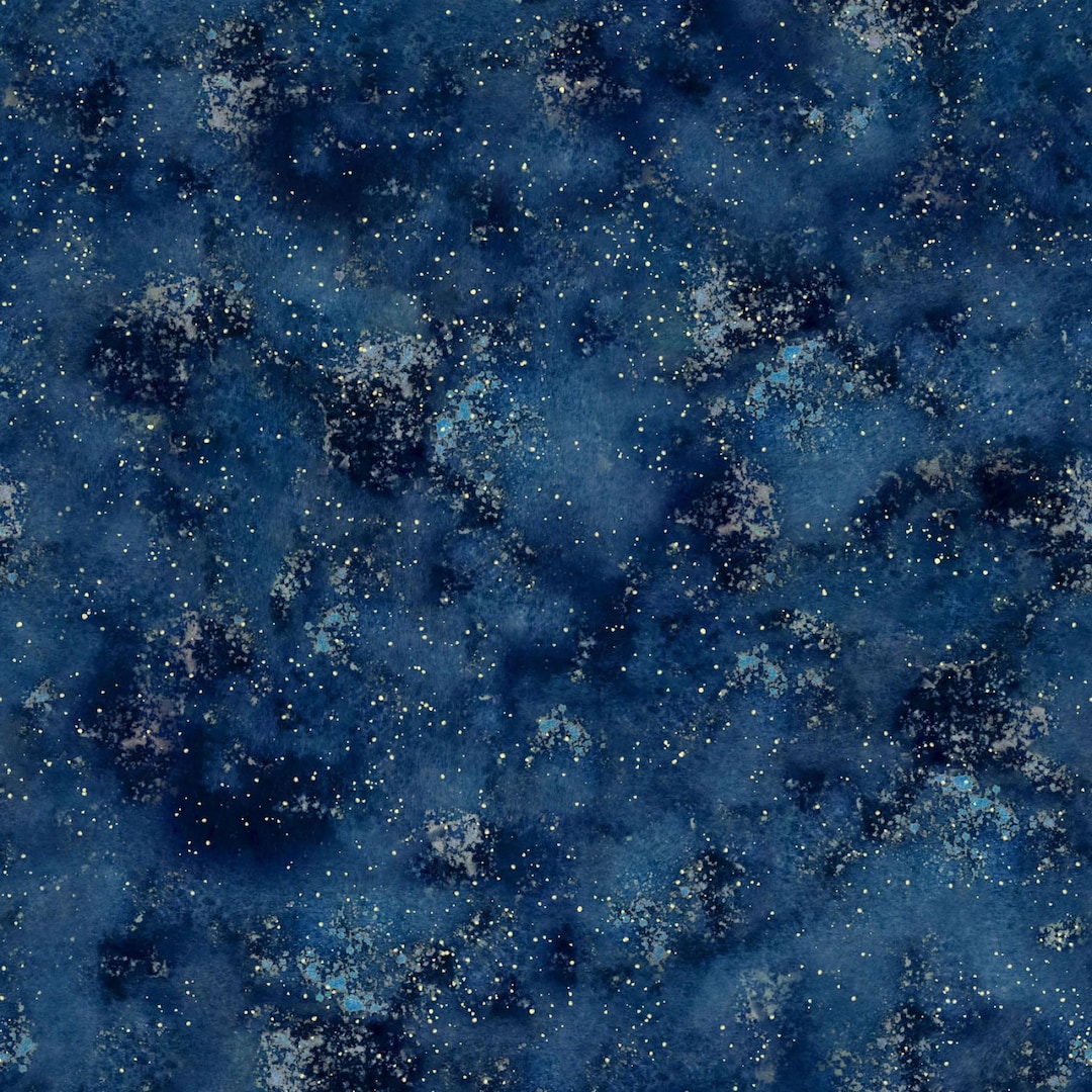 Naturescape- Light Navy Splatter: Sold by the 1/2 Yard. - Etsy