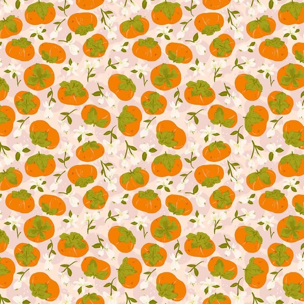 Persimmon Fabric - Etsy