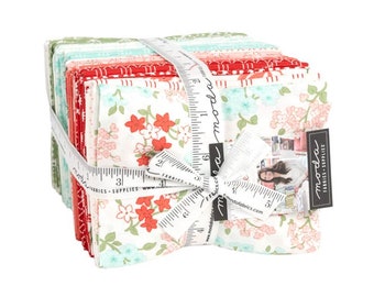 Moda Fabric Fat Quarter Bundle Lighthearted by Camille Roskelley Florals Set of 6 - Etsy