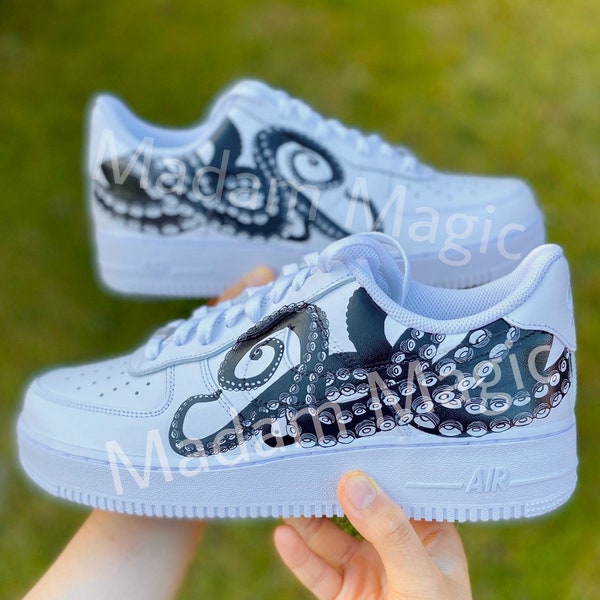 Painted Air Force 1 - Etsy