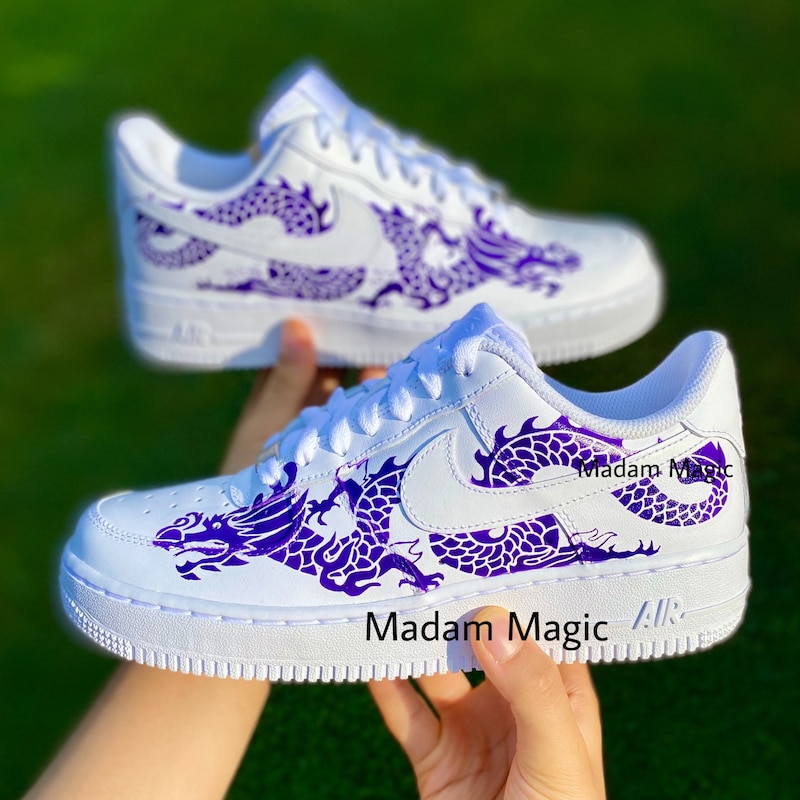 Painted Air Force 1 - Etsy
