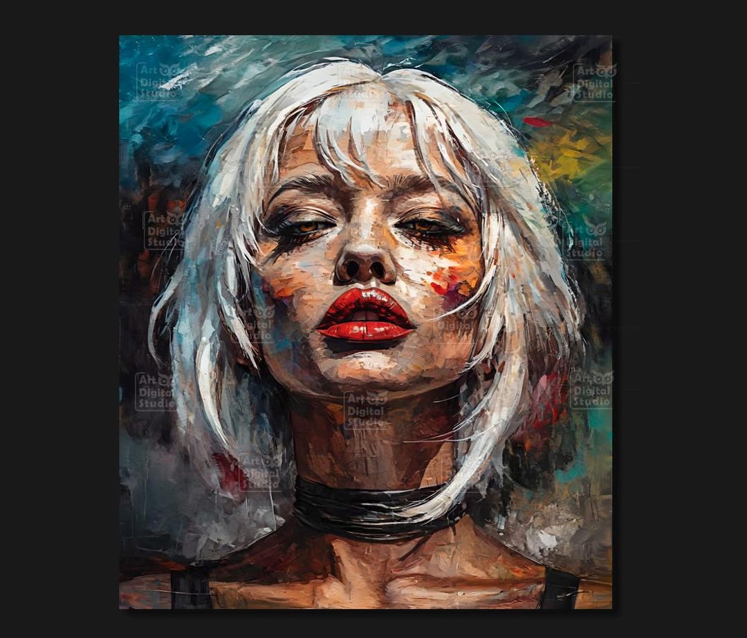 Fashion Woman , Painting Poster Print, Woman PRINTABLE Art, Woman Print ...