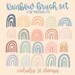 Rainbow Stamp Brush Set for Procreate - Etsy