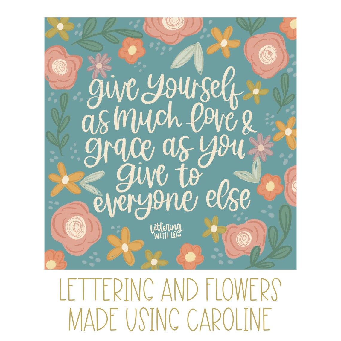 Caroline Procreate Lettering Brush for Modern Calligraphy - Etsy