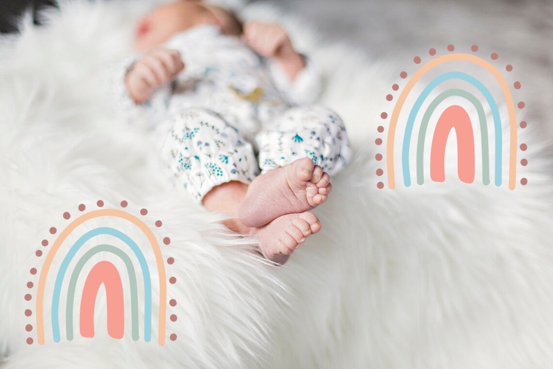 Rainbow Stamp Brush Set for Procreate - Etsy