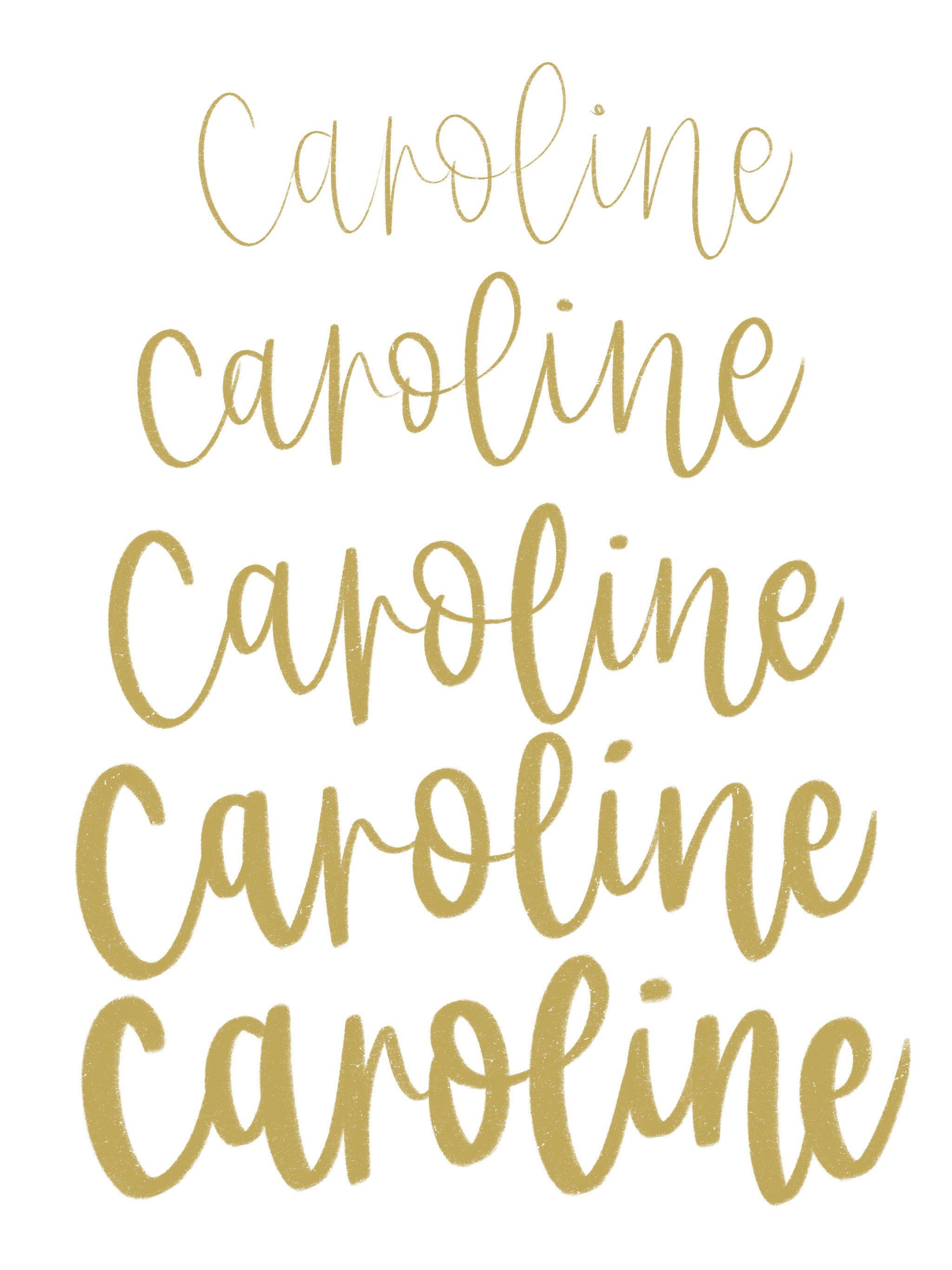 Caroline Procreate Lettering Brush for Modern Calligraphy - Etsy