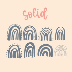 Rainbow Stamp Brush Set for Procreate - Etsy