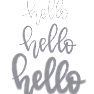 Sadie Procreate Brush Pen | Procreate Brush | Calligraphy Brush - Etsy