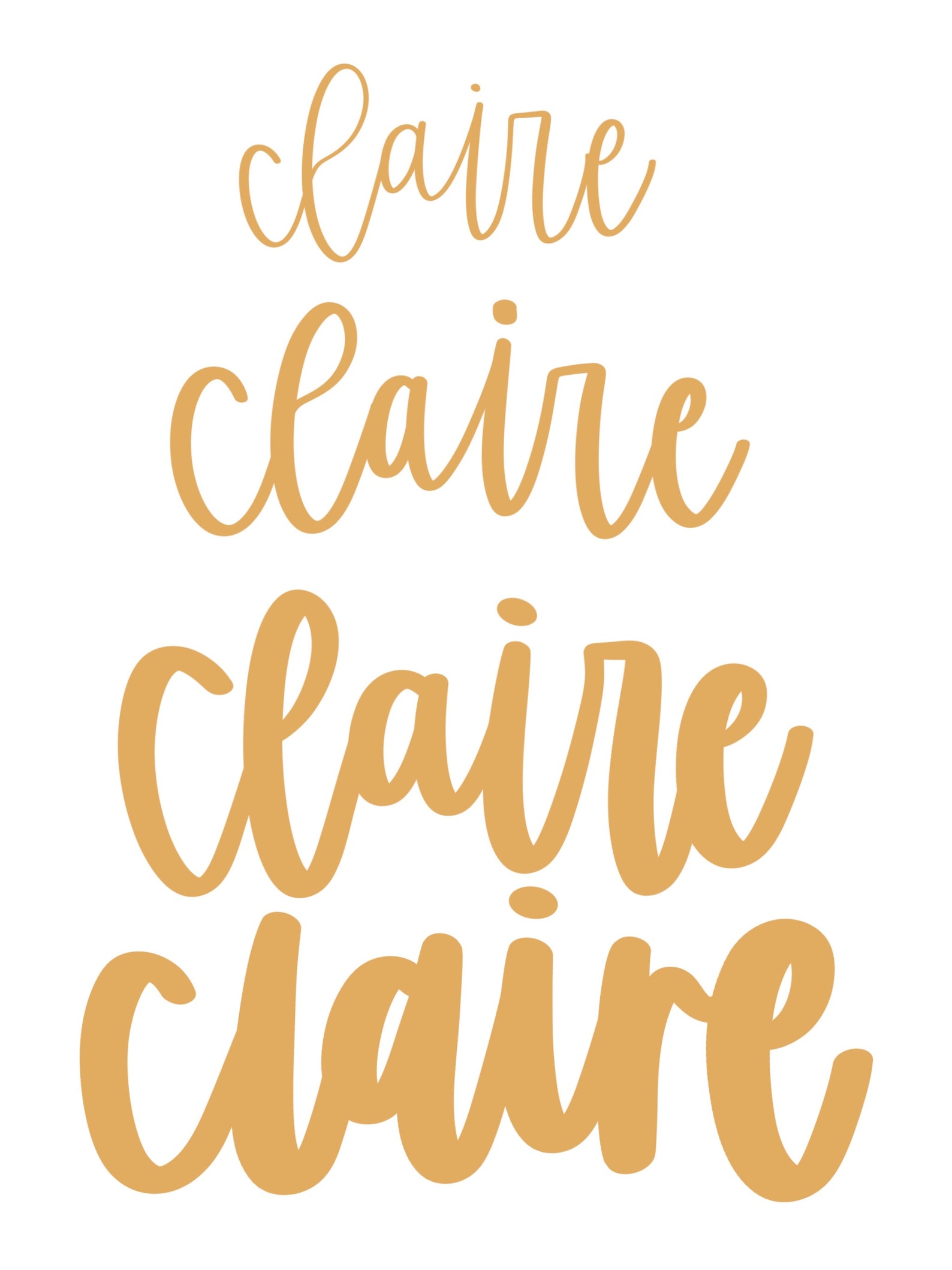 Claire Procreate Lettering Brush for Modern Calligraphy | Etsy