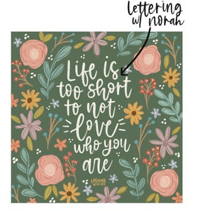 Norah Procreate Lettering Brush for Modern Calligraphy | INSTANT ...