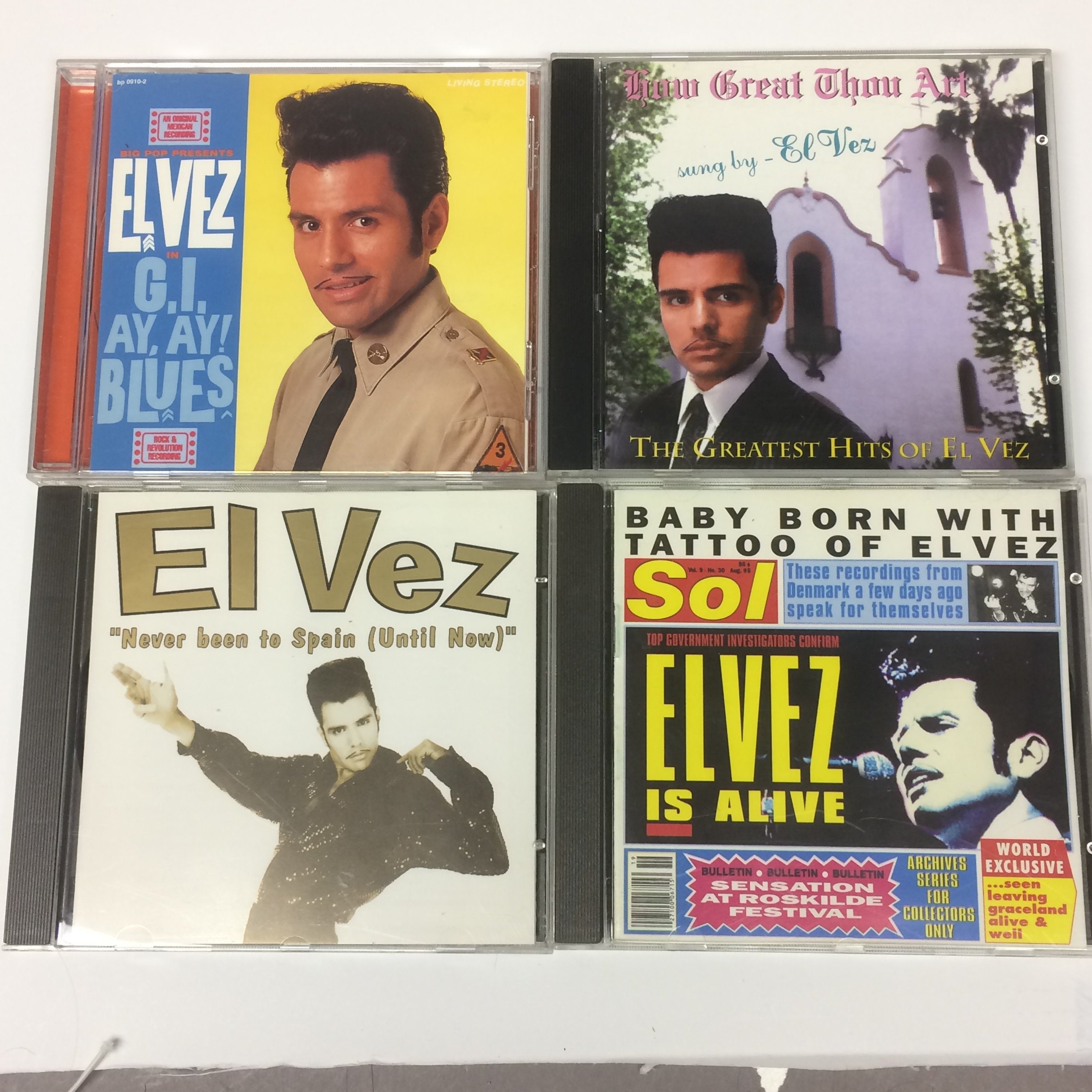 El Vez 4 Cds Alive, How Great Thou Art, G.I. Ay Ay Blues, Never Been to ...