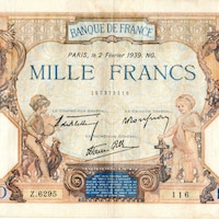 Vintage Banque De France 100 Francs Banknotes (2) Circa 1948 1950 - Etsy