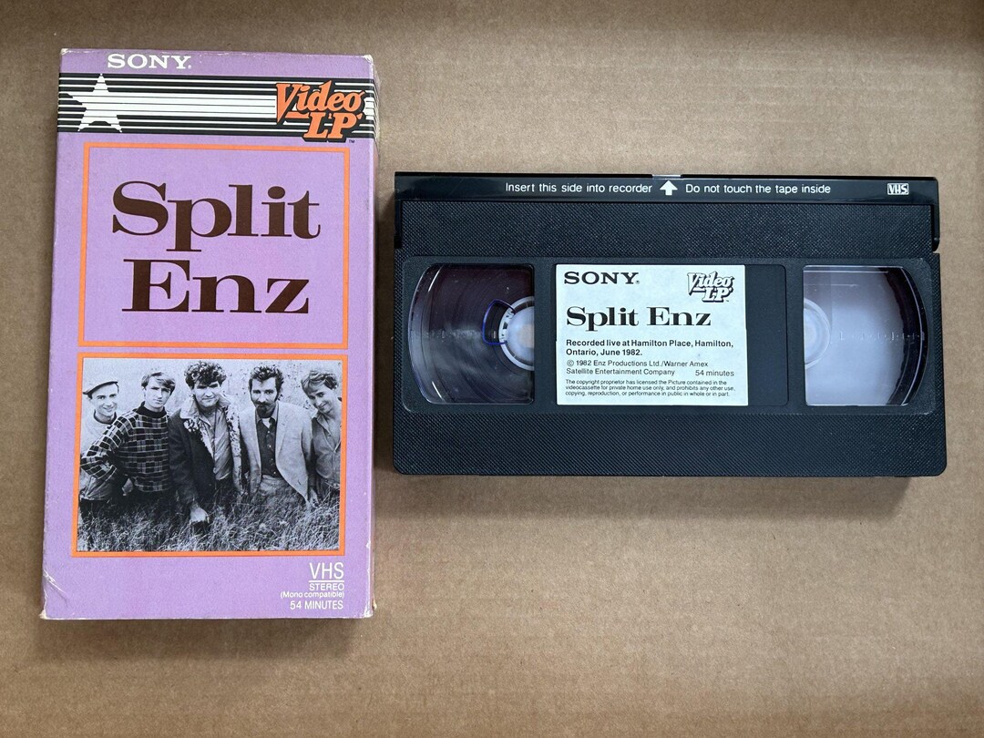 Split Enz Live Concert VHS 1982 Sony Video LP VCR Tape - Tested Works ...