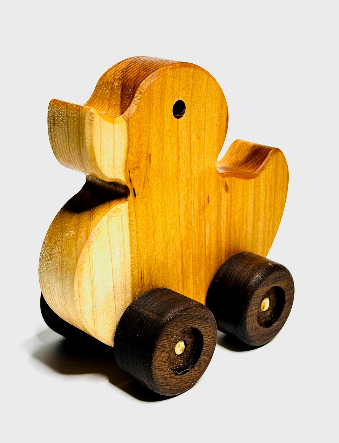 Wood Push Duck Toy Model - Etsy