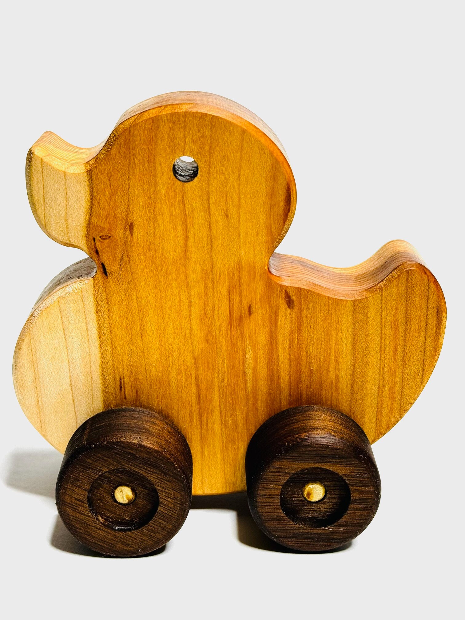Wood Push Duck Toy Model - Etsy