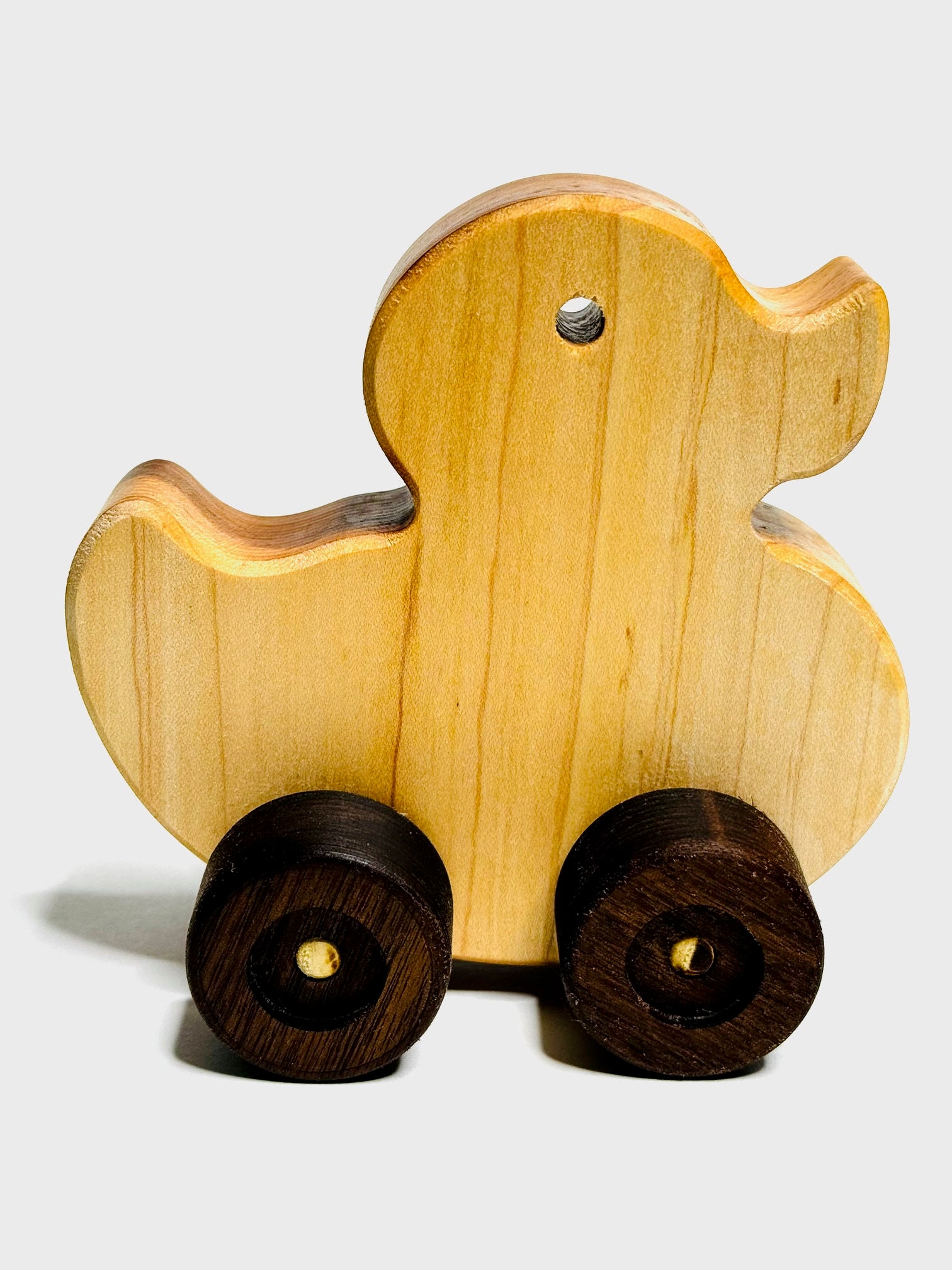 Wood Push Duck Toy Model - Etsy