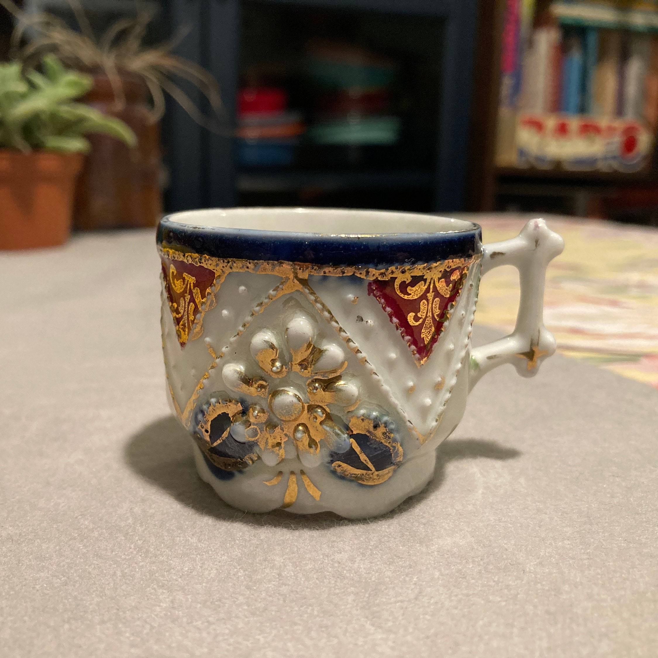 Antique German Lusterware Tea Cup - Etsy