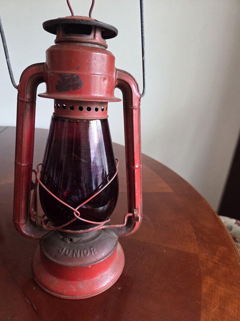 Vintage Dietz Junior Red Railroad Lantern No 20 - Hong Kong Made - Etsy