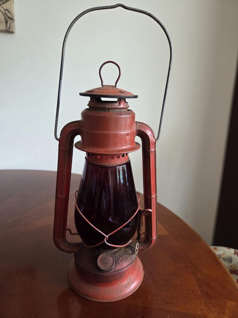 Vintage Dietz Junior Red Railroad Lantern No 20 - Hong Kong Made - Etsy