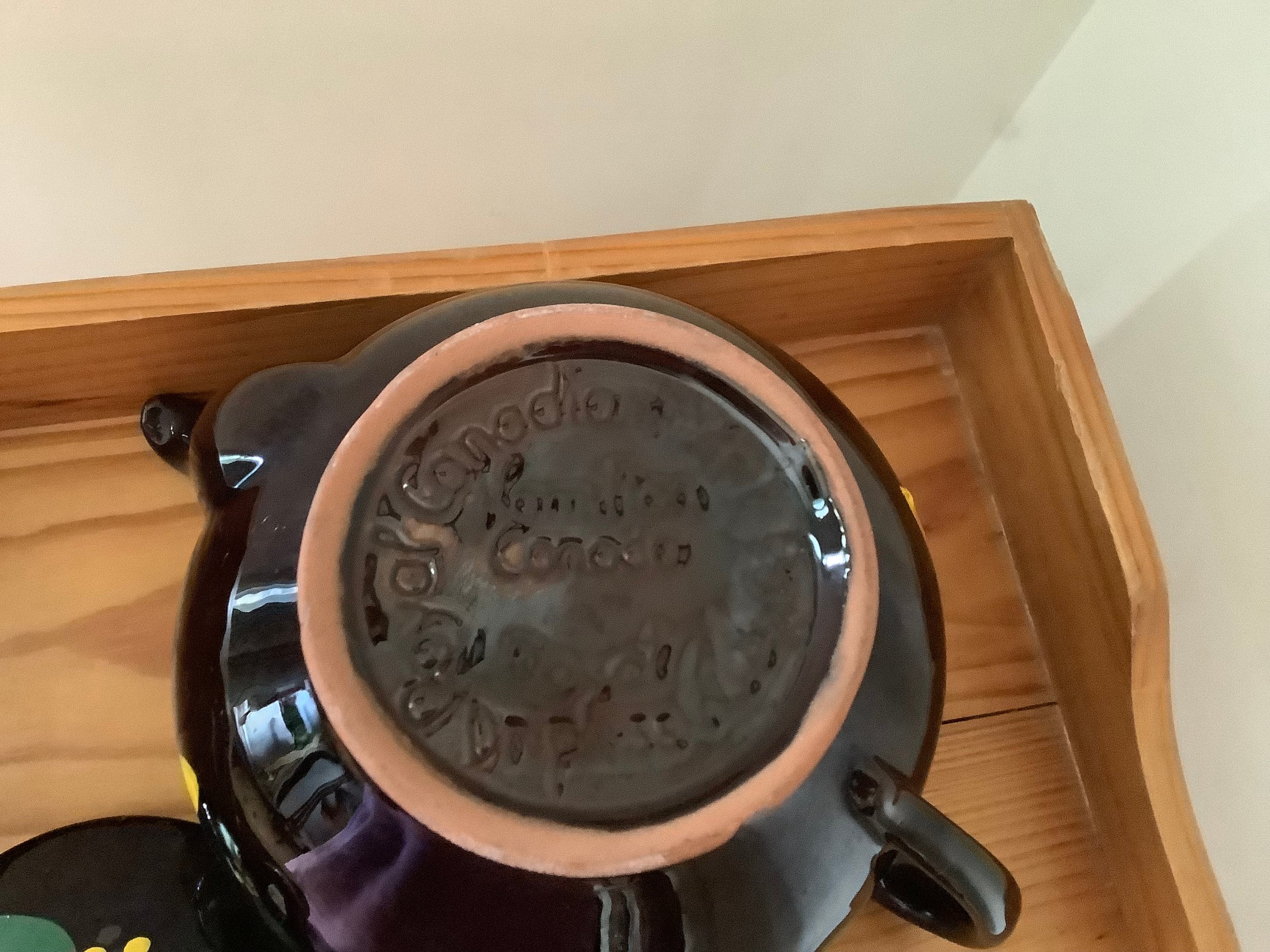 Royal Canadian Art Pottery Hamilton Canada Dripless Brown Glaze Teapot ...