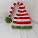 Elf baby set, abito all'uncinetto Elfo, Elfo per Natale, stivaletti all ...