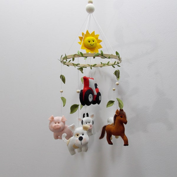 Animal Baby Mobile - Etsy