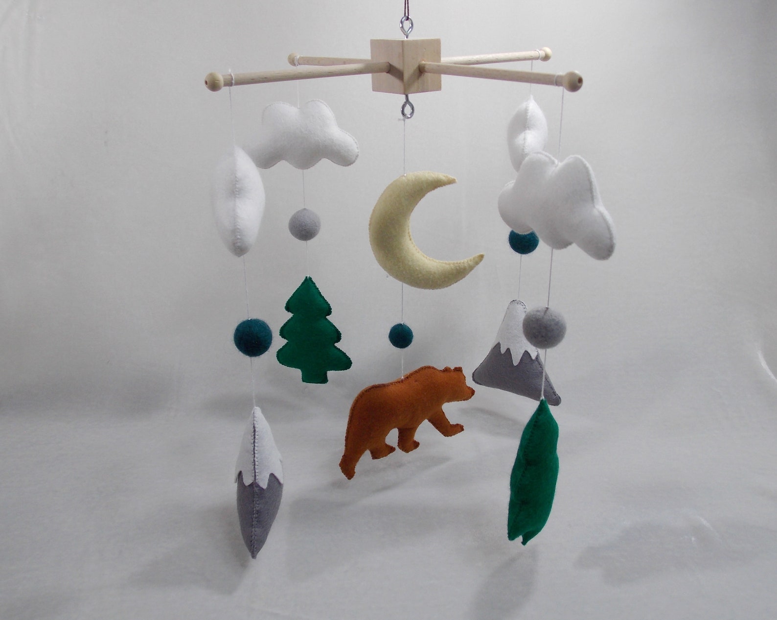 Baby Mobile Woodland Mobile Bear Mobile Mobile Nursery - Etsy