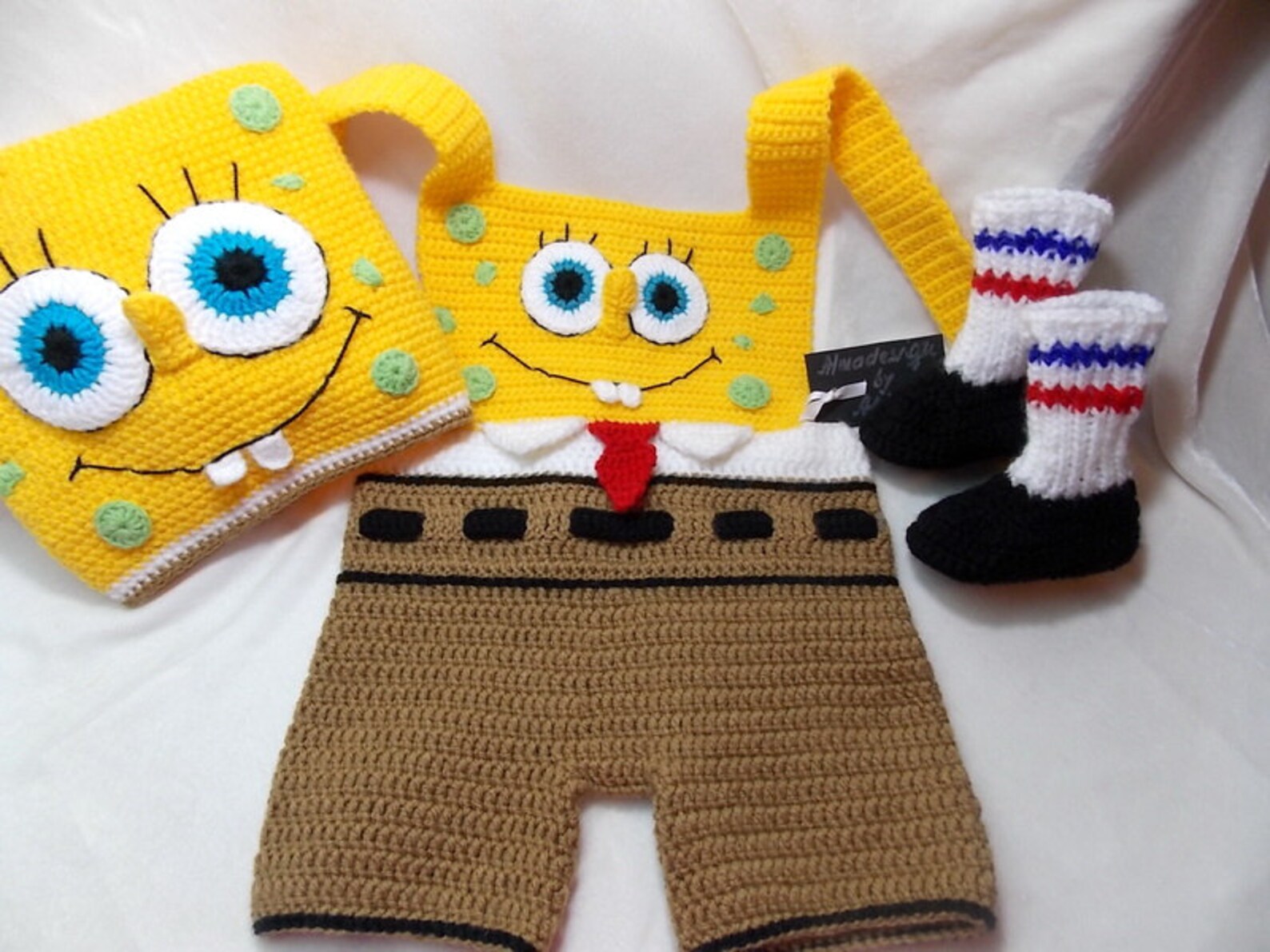 Spongebob Costumephoto Props Costumebabys'cloting - Etsy UK