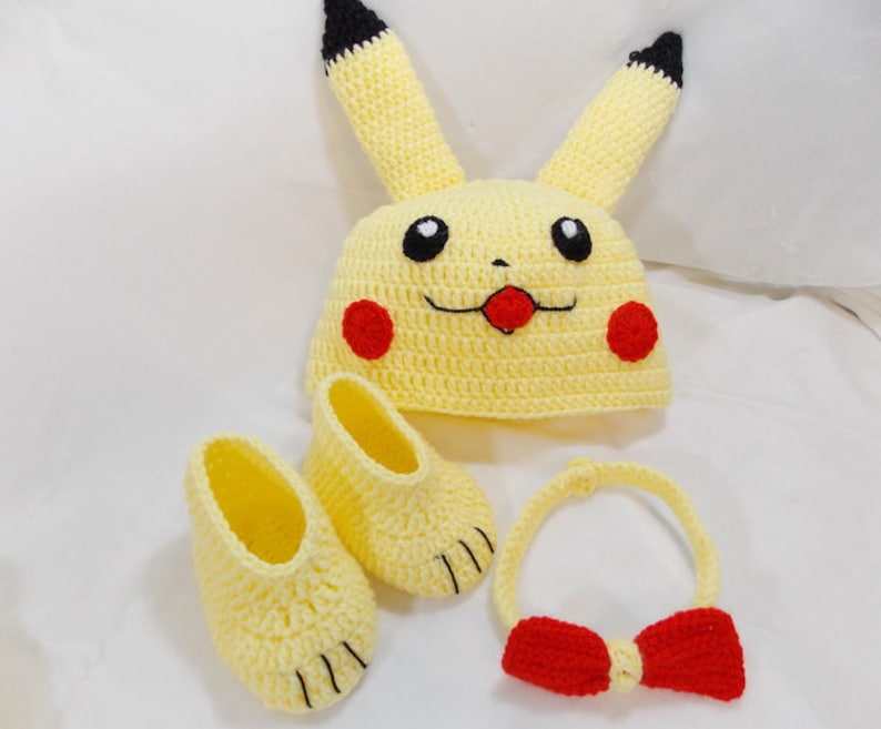 Pikachu setPikachu costumePikachu hatoveralls | Etsy