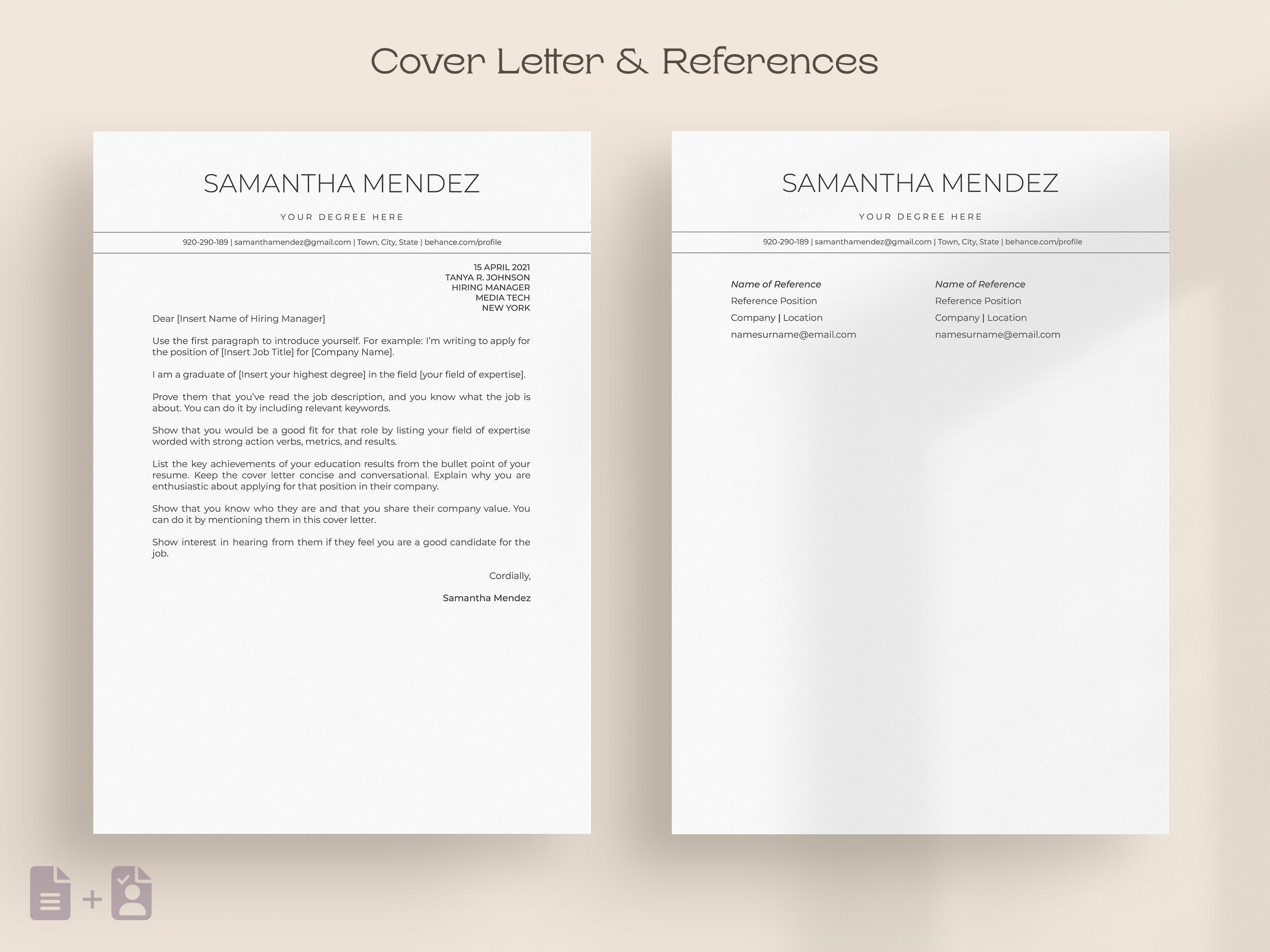 Google Docs Resume for College Student | First Job CV Template for ...