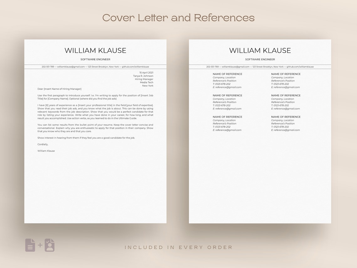 Software Engineer Resume Template, Software Developer Resume, Engineer ...