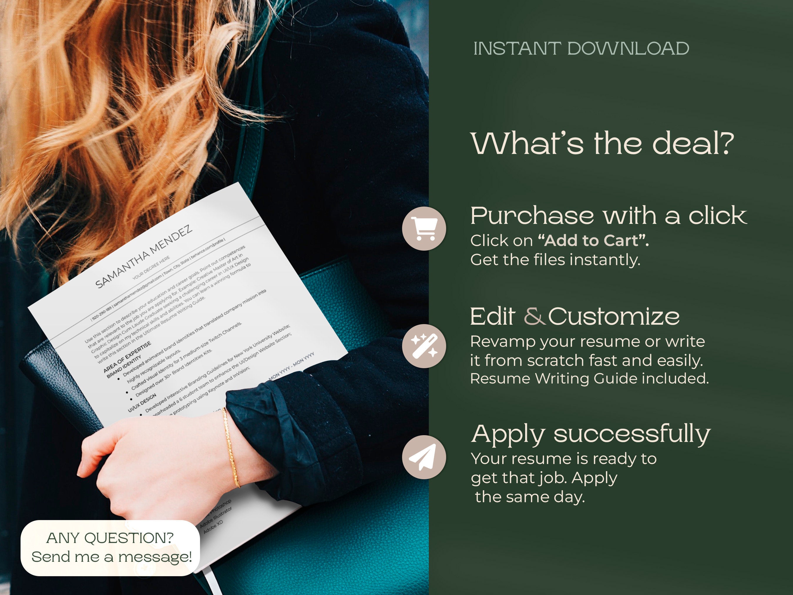 Google Docs Resume for College Student | First Job CV Template for ...