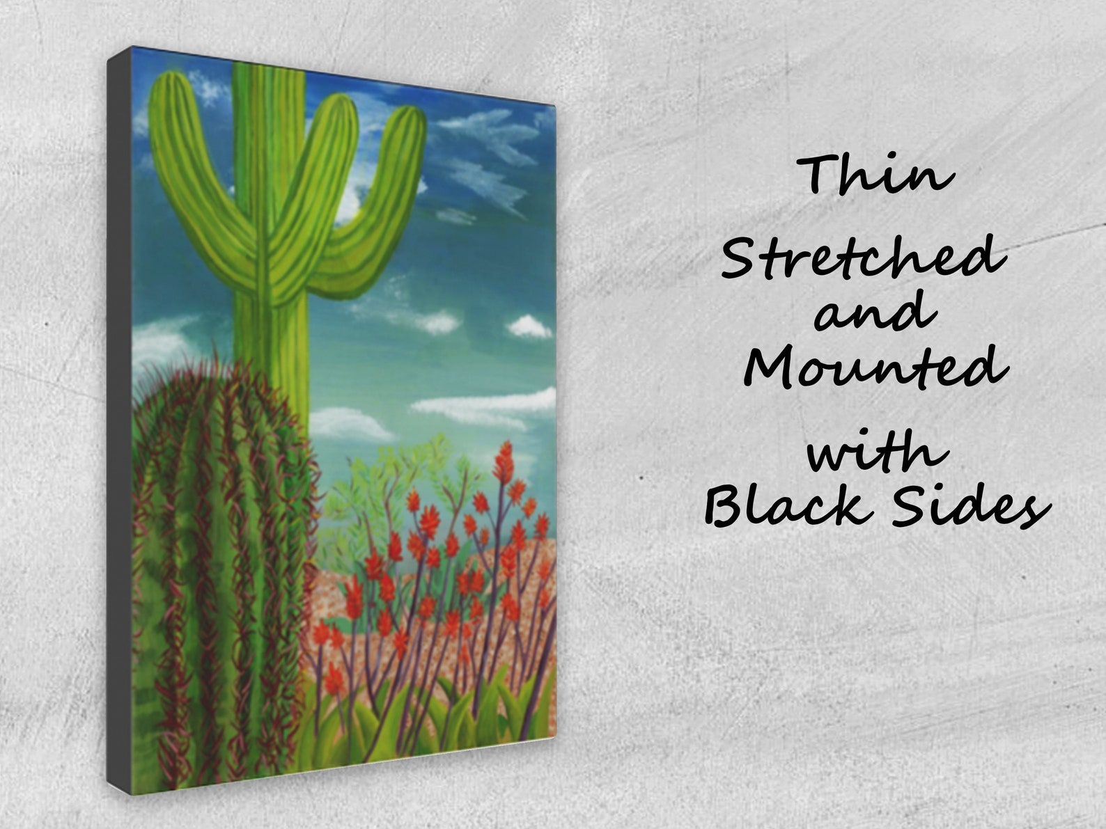 Southwest Cactus Art Print Western Cacti Wall Art Saguaro - Etsy