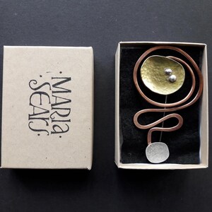 Abstract Brooch, Metalwork, Copper, Brass, Brooch, Jewellery, Handmade ...