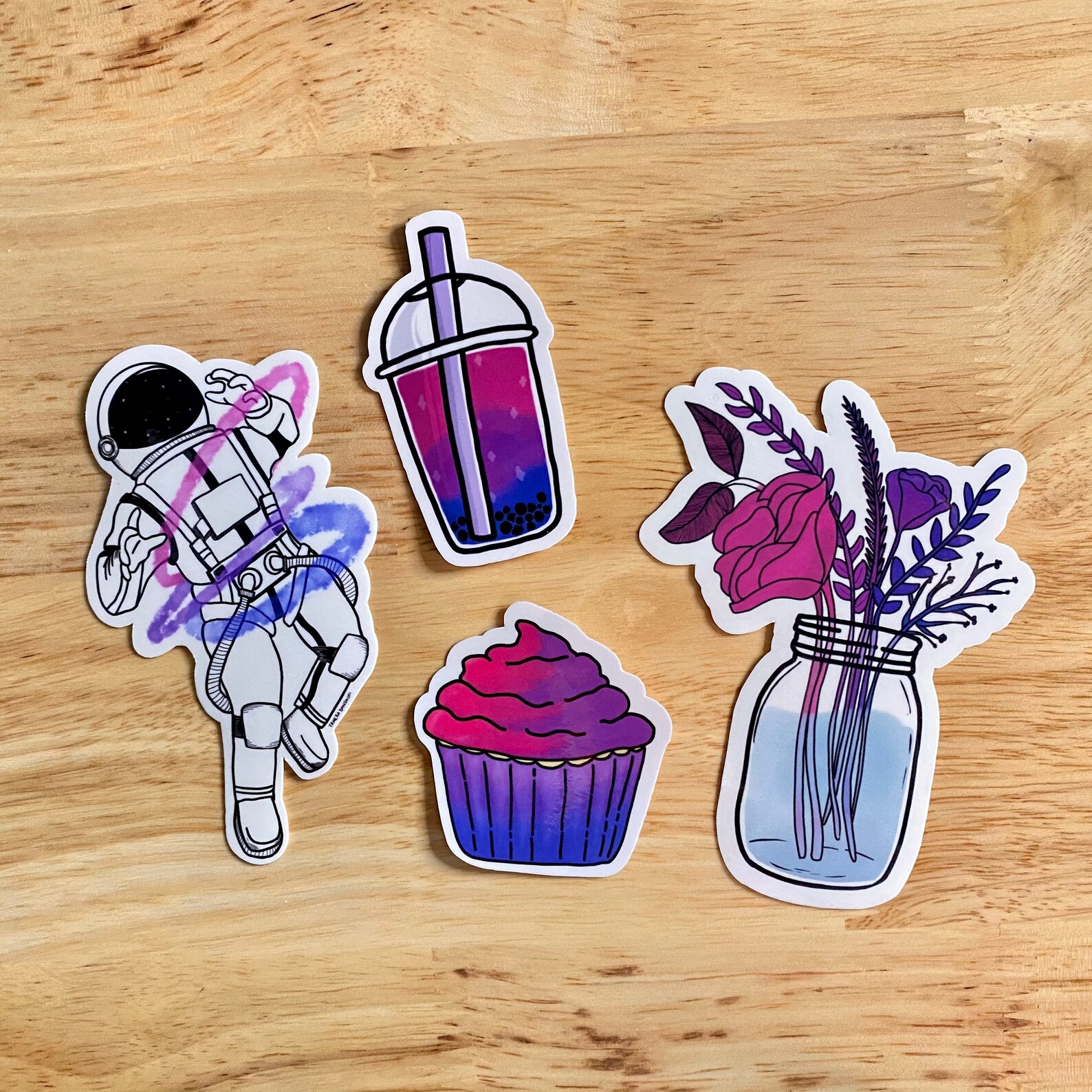 Subtle Pride Vinyl Sticker Pack Waterproof Water Bottle Etsy