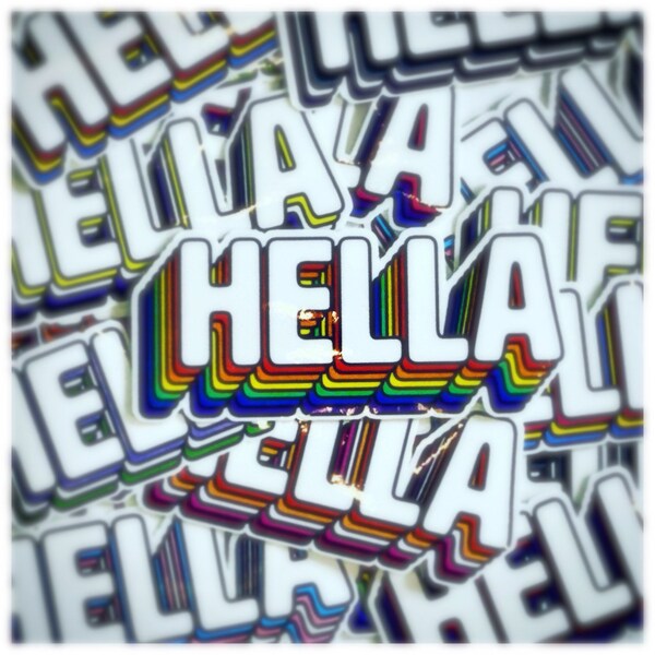 Hella Sticker - Etsy