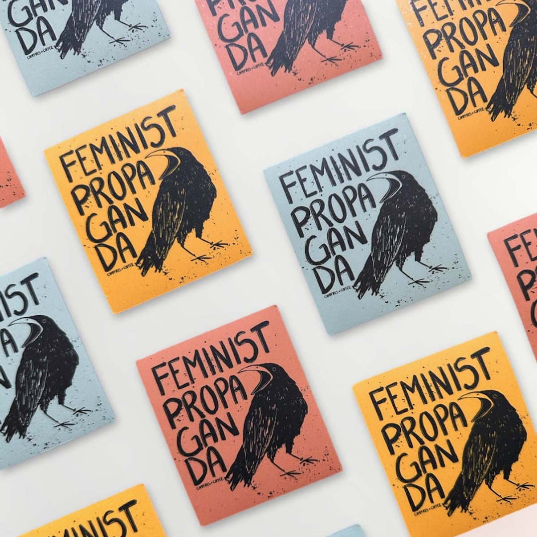 Feminist Propaganda Vinyl Sticker Waterproof Water Bottle or Bumper ...