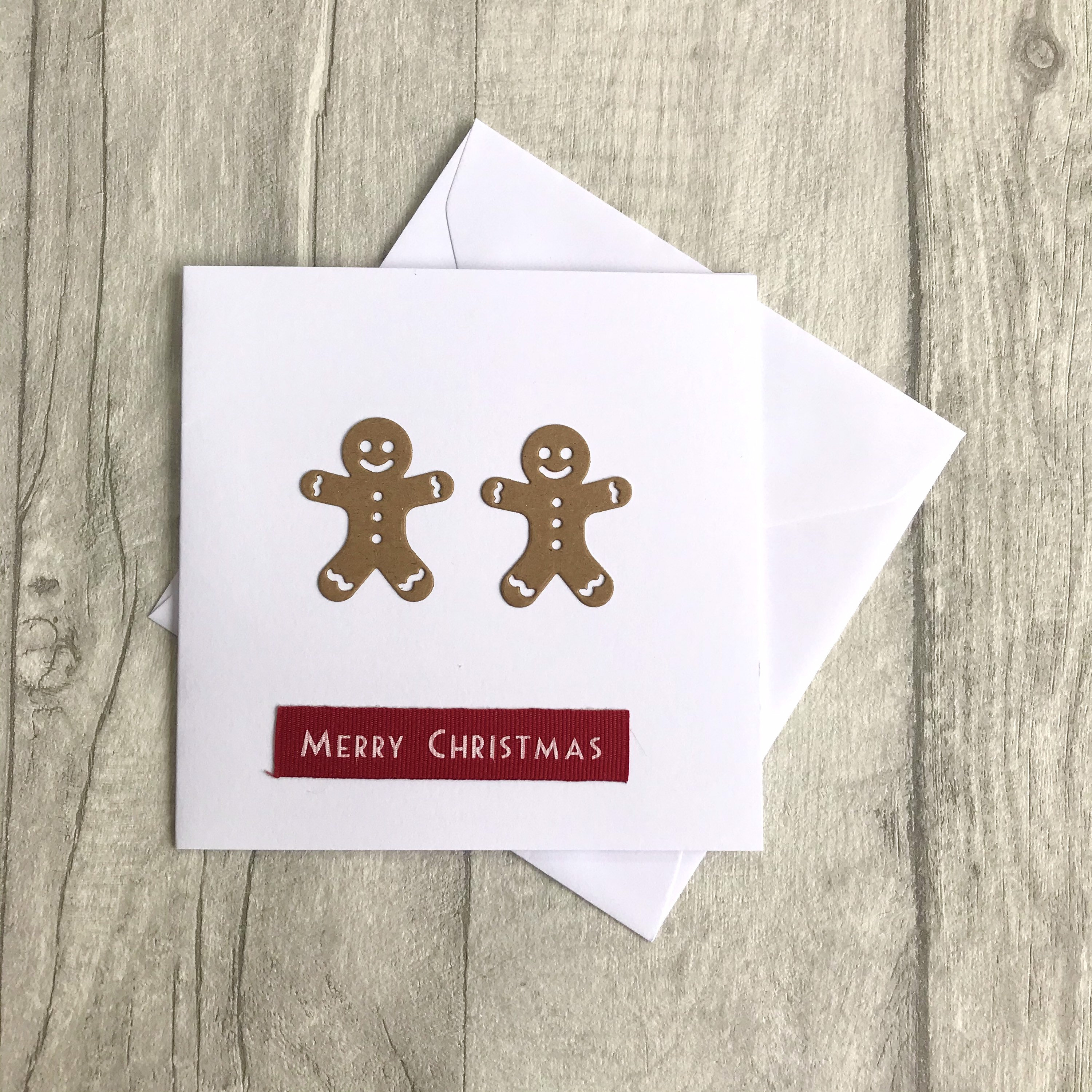 Gingerbread Man Christmas Card Fun Christmas Card Holiday - Etsy