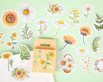 Flower stickers | Etsy