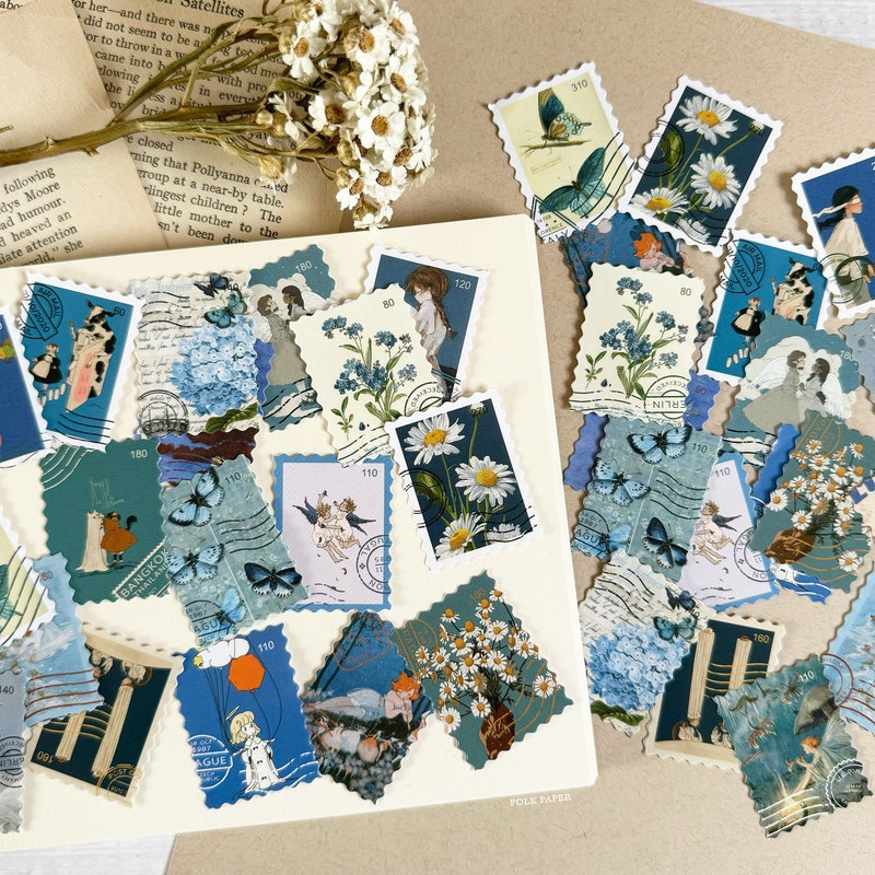 Stamp Stickers - Etsy